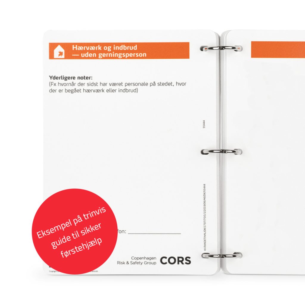 Beredskabs Action-cards® - Action-cards® guider dig ved ulykker og ...