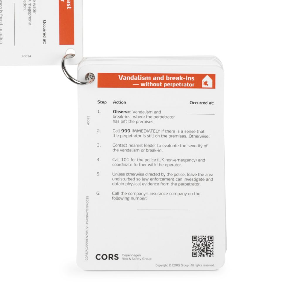 Mini format for emergency - Action-cards®