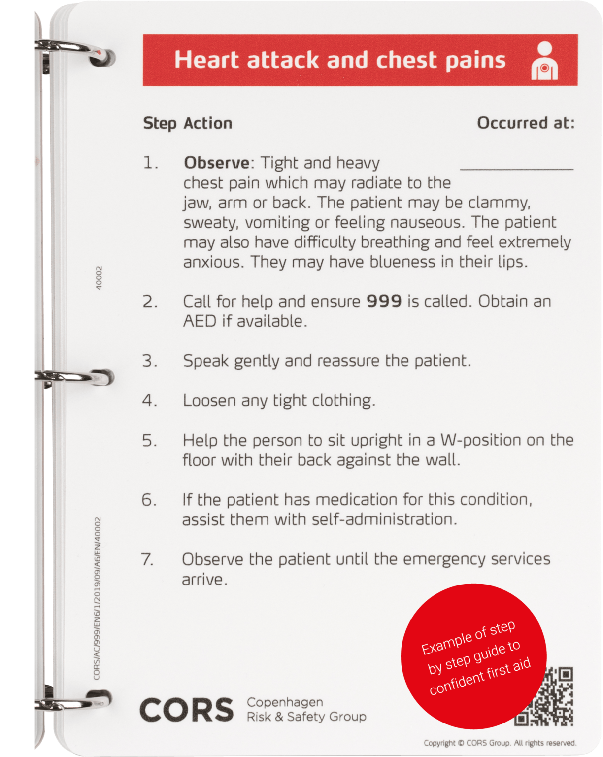 First Aid for schools - Action-cards®